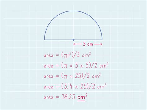 How To Find The Area Of A Semicircle Formula And More