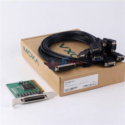 1pcs Moxa Moxa Cp 168u Multiport Serial Card 8 Pci Rs232 Ebay