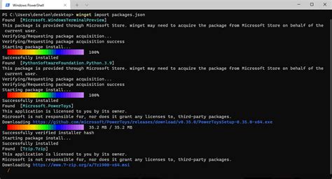 Windows Package Manager V Preview Windows Command Line