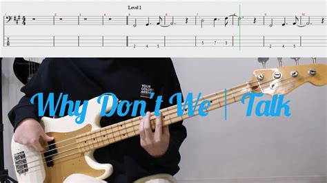 초보자도 할 수 있는 단계별 베이스 치는 법 Why Dont We Talk│bass Tab Youtube