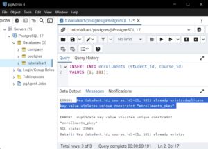 PostgreSQL Create Table With Primary Key Examples