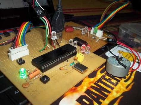 Usb Controlador De Motor Dc Con Pic18f4550 Teclado