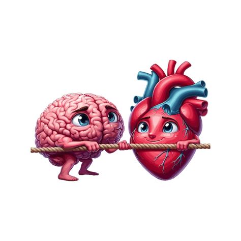 A Tugofwar Between Wrinkled Brain And Anatomically Correct Heart