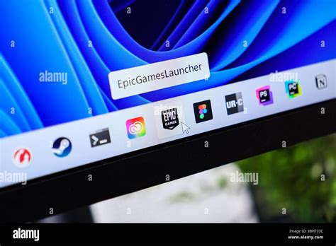 Poznan Poland June 6 2025 Epic Games Launcher Application Icon Prominently Displayed On A