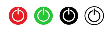 Premium Vector Green And Red Interface Switch Button Concept On Off