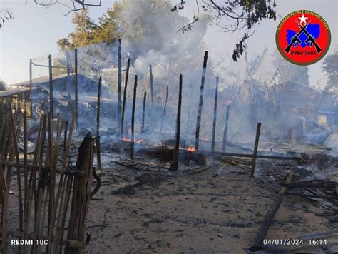 ပေါင်းတည်တွင် စစ်ကောင်စီတပ်က အကြောင်းမဲ့ မီးရှို့ဖျက်ဆီးခဲ့သည့်အတွက