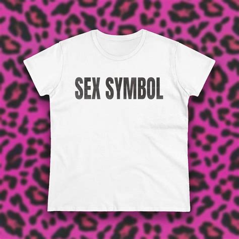 SEX SYMBOL Womens Iconic Y2k 2010s Scene Fitted Tee Etsy