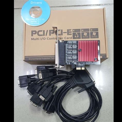 Jual NETLINE Multi I O PCI Express Serial Card Port Serial RS DB Random Di Seller