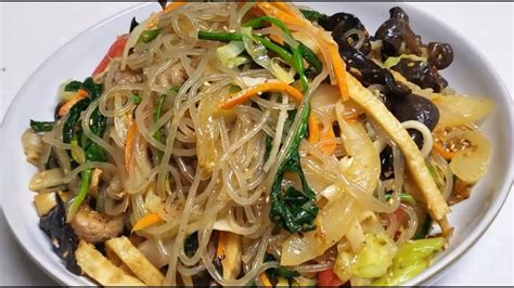 냉장고에 두고 먹어도 절대 불지 않는 맛있는 잡채 입니다 Youtube