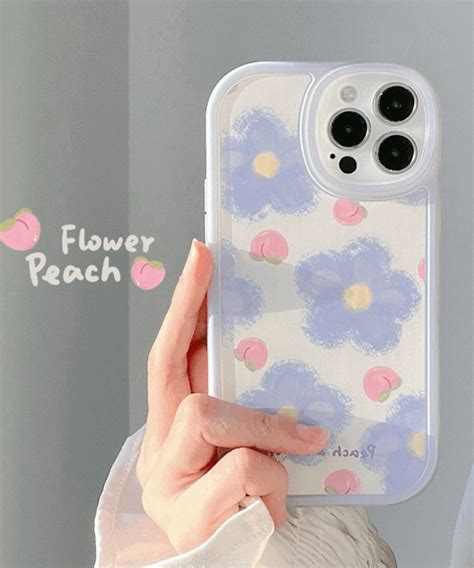 몬드몬드 피치 플라워 아이폰 케이스 커버 아이폰 14 프로 맥스 아이폰13 아이폰12 미니 아이폰11 프로 아이폰xs 아이폰se3 아이폰se2 케이스 에이블리