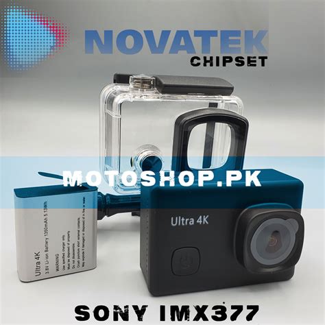 4k Action Camera R4 Pro Sony Imx 377 Sensor Complete Moto Vlogging Kit