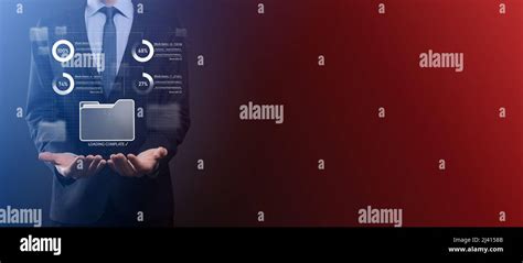 Business Developer Hand Using Board Framework On Virtual Modern Computer Showing Innovation