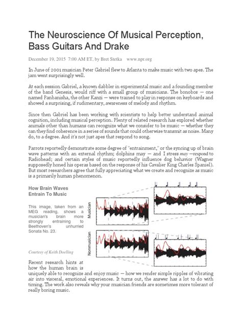 the neuroscience of musical perception pdf perception