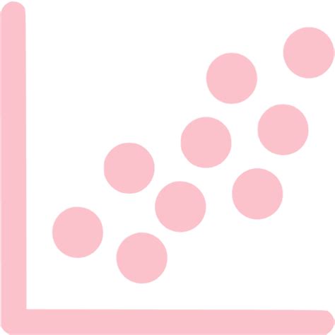 Pink Scatter Plot Icon Free Pink Chart Icons