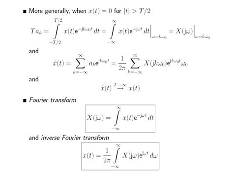 Continuous Signals Where Did The K Of Ak Disappear From Fourier