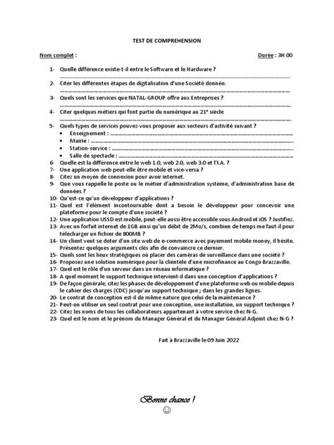 Test Informatique Pdf Internet Internet Et Web Test Informatique Pdf Internet Internet Et Web