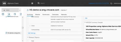 Building VSphere Plugins With The HTML Client SDK Fling VMware