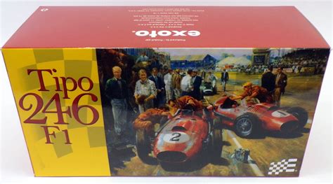 Exoto 118 Scale Model Car Gpc07215 1958 Ferrari Tipo 246 F1 Red