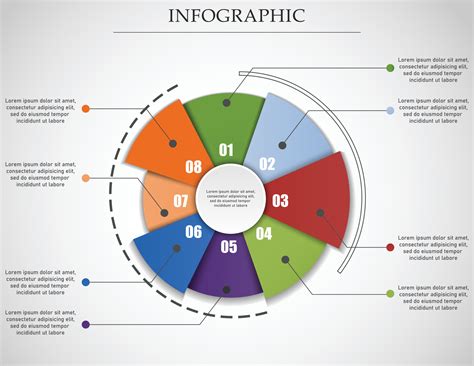 Business Pie Chart Infographic For Your Documents Reports Presentations 13258967 Vector Art At