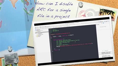 Disable Arc For A Single File In A Project Xcode Ios Arc Forbids Explicit Message Send Youtube
