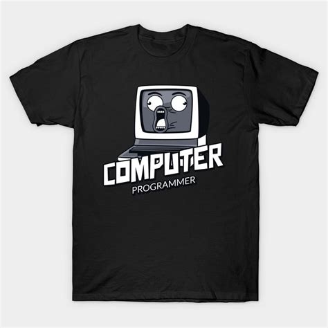 Computer Programmer Cartoon T Shirt
