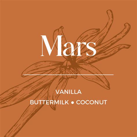 Mars Scented Candle Refill Vanilla Bean Buttercream Malt Lunaire Lunaire