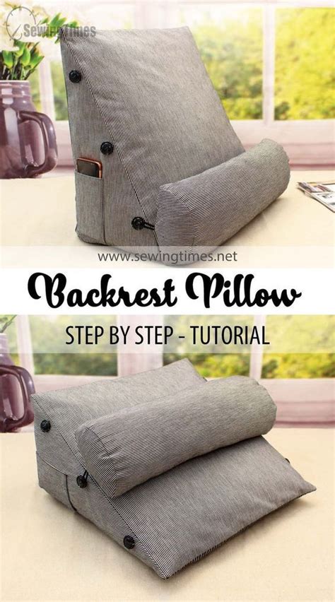 Diy Triangle Backrest Pillow Sewing Pillows Fabric Sewing Patterns