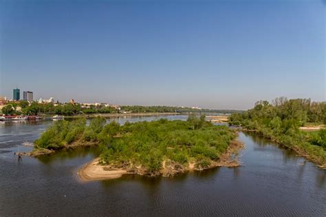 Premium Photo River Wisla Warsaw Poland