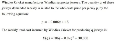 Solved Determine An Expression To Represent The Weekly