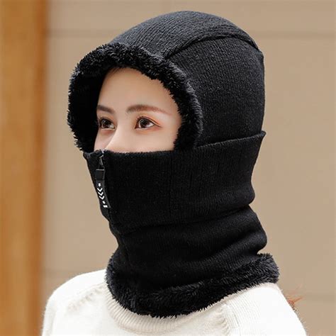 플러피 집업 넥워머 모자 방한넥워머 목토시 겨울
