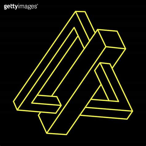 Impossible Shape Logo Design Optical Illusion Object Optical Art Sacred Geometry Figure 이미지