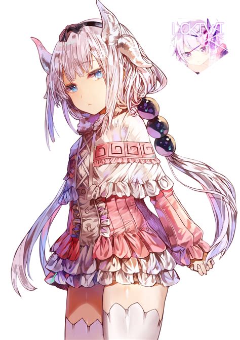 Miss Kobayashis Dragon Maid Kanna Kamui Render By Lckiwi On Deviantart