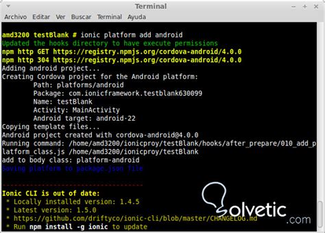 Desarrollo de aplicaciones móviles con Ionic Framework Solvetic