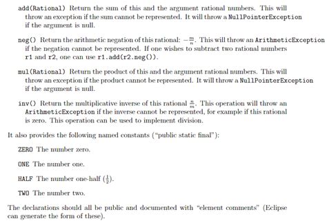 Solved Implement A Class To Represent Rationalnumbers Chegg