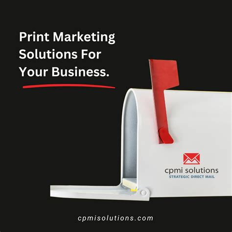 How Cpmi Can Help You With Direct Mail Marketing Cpmi Solutions Posted On The Topic Linkedin