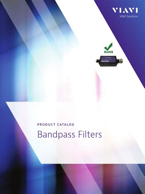 Viavi Bandpass Filters Catalog Pdf Technology And Engineering