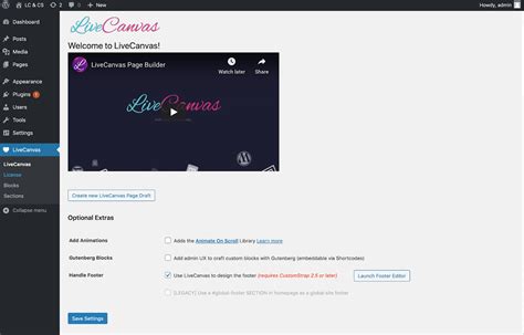 Editing Your Site Footer With Livecanvas Livecanvas