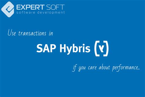 How To Use Transactions In Sap Commerce Cloud Hybris To Reduce Database Load
