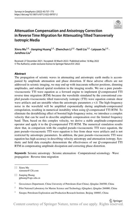 Attenuation Compensation And Anisotropy Correction In Reverse Time Migration For Attenuating