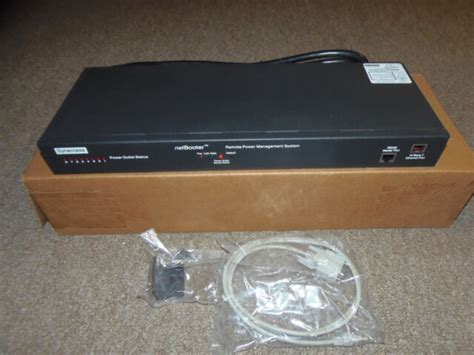 Synaccess Netbooter Np 08 Remote Power Management Switch 8 Outlets 1u