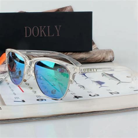 Dokly, настоящие зеркальные поляризационные солнцезащитные очки ...
