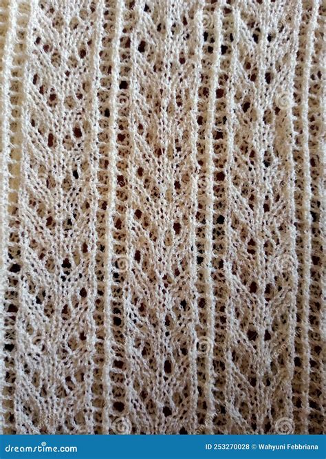 Triangular Pattern Woven Fabric Stock Photo Image Of Wool Frost