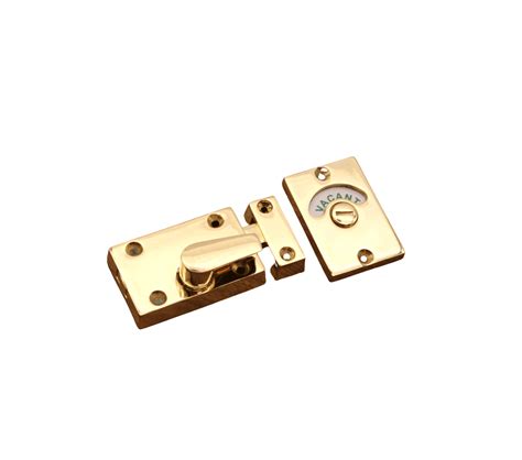 Spira Brass Indicator Bolt Polished Brass Handles4homes