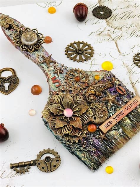 Unique Assemblage Art Made From Old Keys