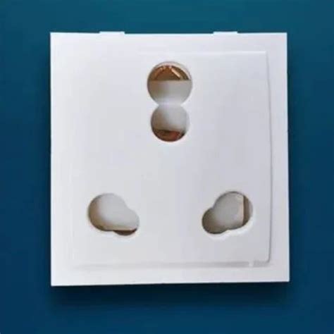 3 Amp Abs Electric Three Pin Socket White At ₹ 30piece In Bellary