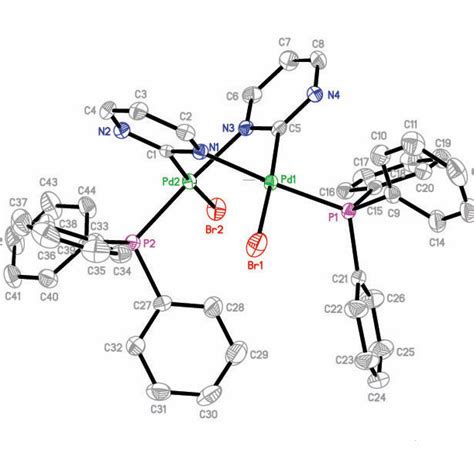 Ortep Drawing With 50 Thermal Ellipsoids And Atom Numbering Scheme For