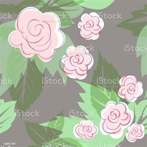 우아한 꽃 무늬 베이지 색 배경에 장식 섬세한 장미 원활한 벡터 배경 결혼식에 대한 스톡 벡터 아트 및 기타 이미지 결혼식 꽃 식물 꽃무늬 Istock