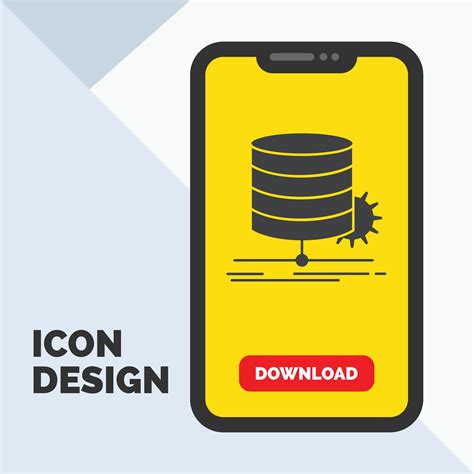 Algorithm Chart Data Diagram Flow Glyph Icon In Mobile For Download