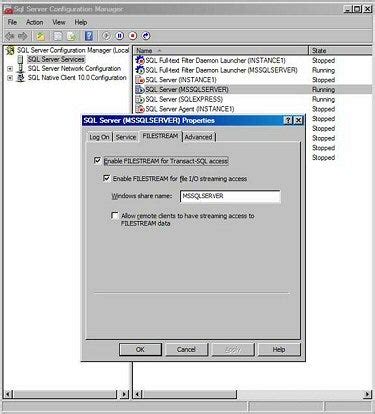 Working With Filestream Using Vb Net Database Journal