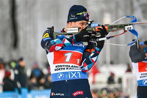 Кубок мира по биатлону — 2022 2023 Норвегия чуть не упустила победу в эстафете на последней